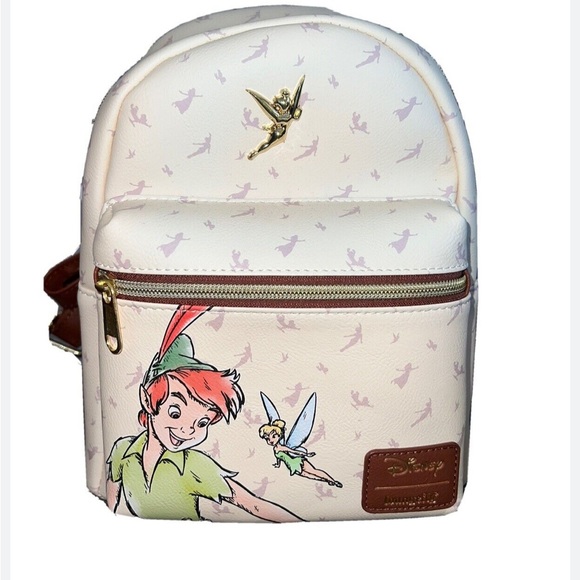 Loungefly | Bags | New Loungefly Disney Mini Backpack Peter Pan Tinker ...